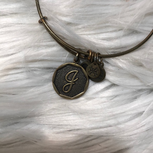 Alex and Ani | Jewelry | Alex And Ani J Charm Bracelet | Poshmark